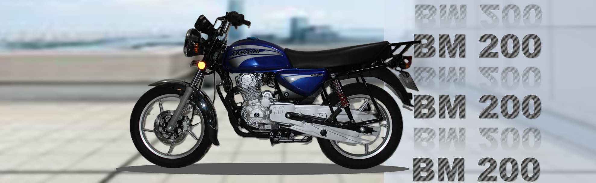 موتور سیکلت نیکتاز BM 200 طرح باکسر